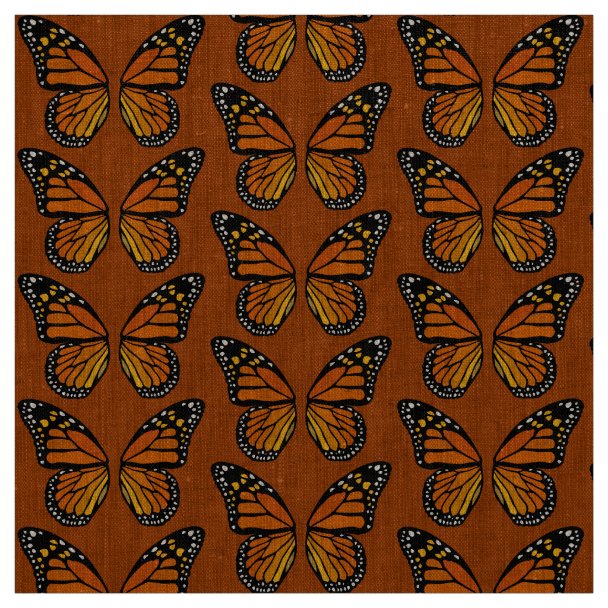Monarch Butterfly Fabric | Zazzle