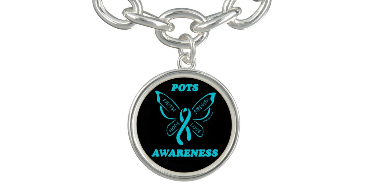 Butterfly/Awareness...POTS Bracelet | Zazzle