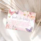 Butterfly Baby Shower Books for Baby Card | Zazzle