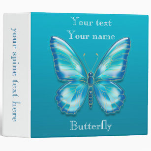 Personalize Your Own Butterfly Binder - Stay Organized Today! | Zazzle