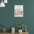 Butterfly Birthday Photo Milestone Poster | Zazzle