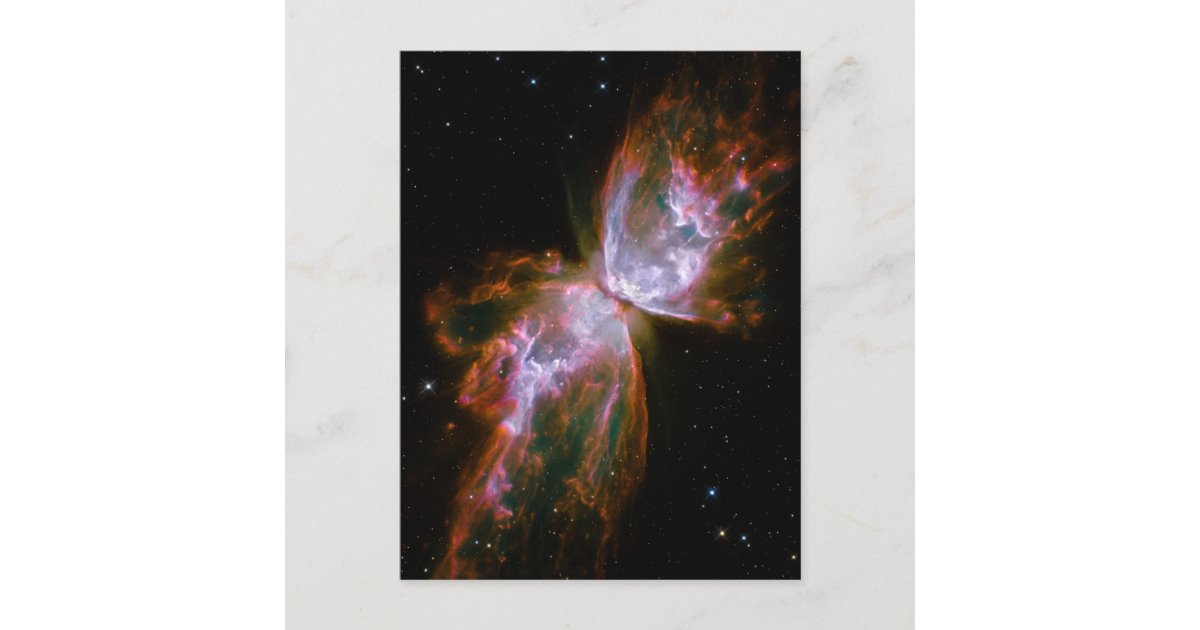 Butterfly / Bug Nebula (Hubble Telescope) Postcard | Zazzle