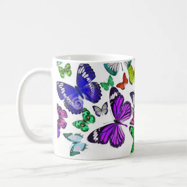 Butterfly coffee mug | Zazzle