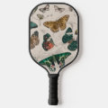 Butterfly Collection Antique Butterflies Pickleball Paddle | Zazzle