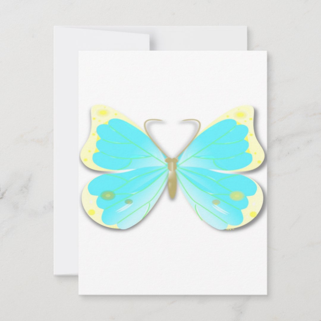 Butterfly cut out invitation | Zazzle