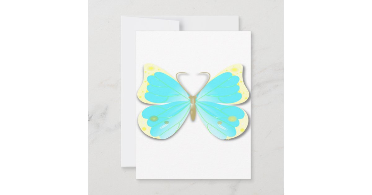 Butterfly cut out invitation | Zazzle