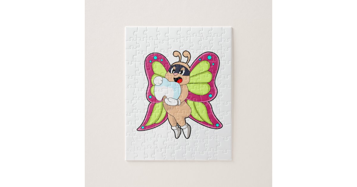 Butterfly Dentist Teeth Jigsaw Puzzle | Zazzle