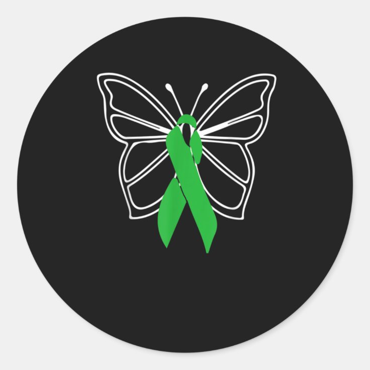 Butterfly Donate Life Organ Donor Classic Round Sticker | Zazzle