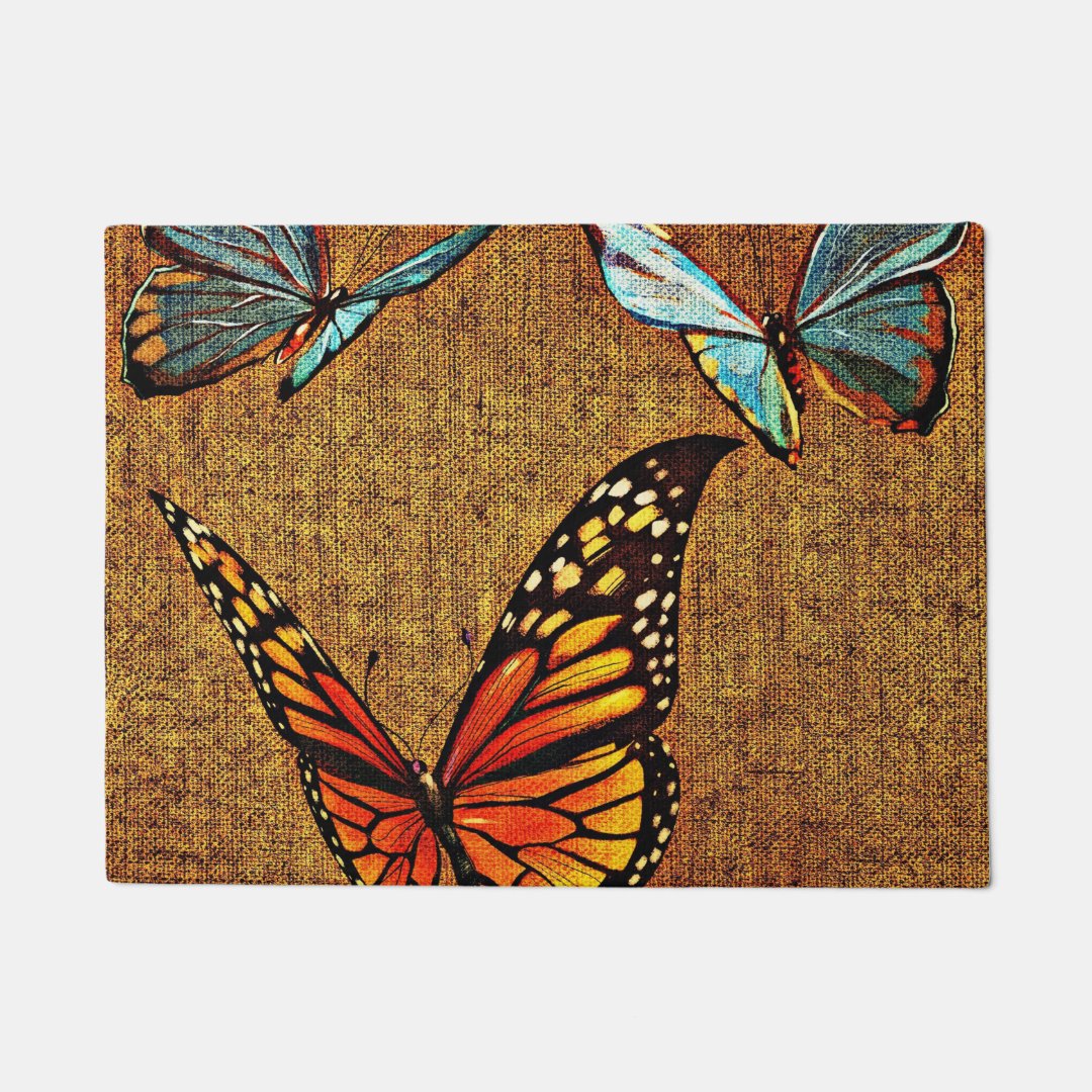 Butterfly Doormat | Zazzle