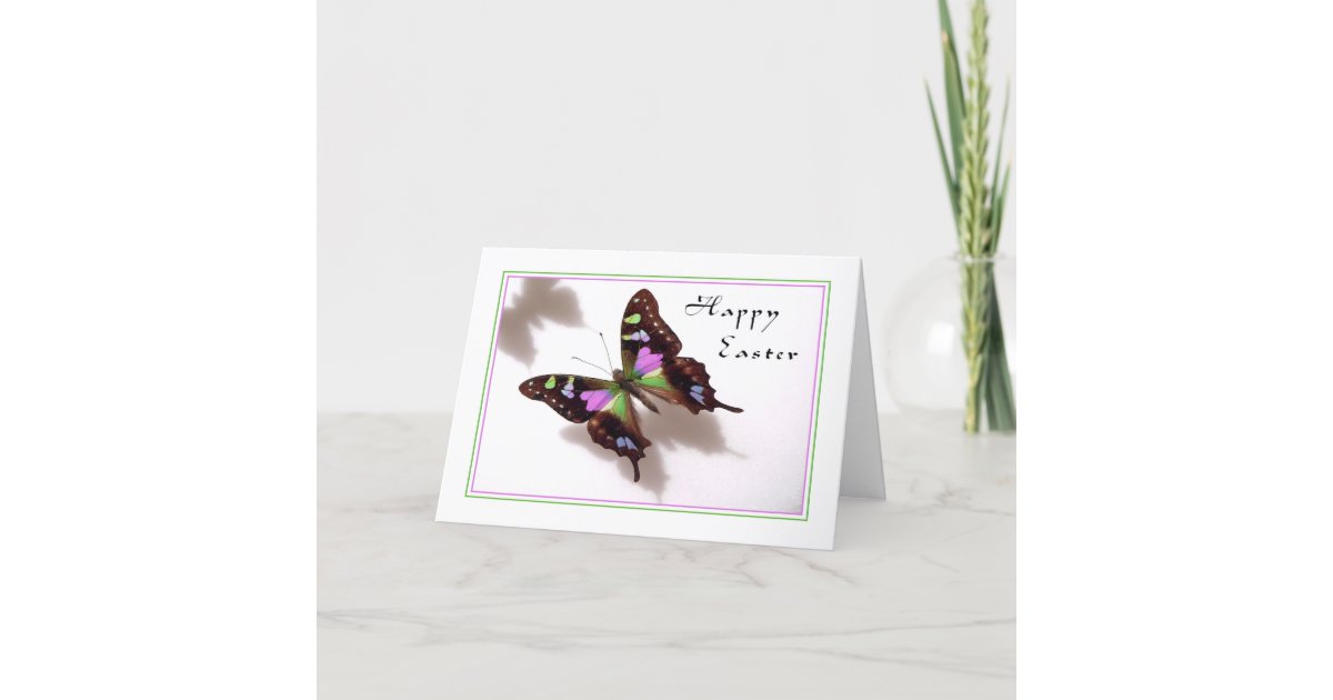 Butterfly Easter Card | Zazzle