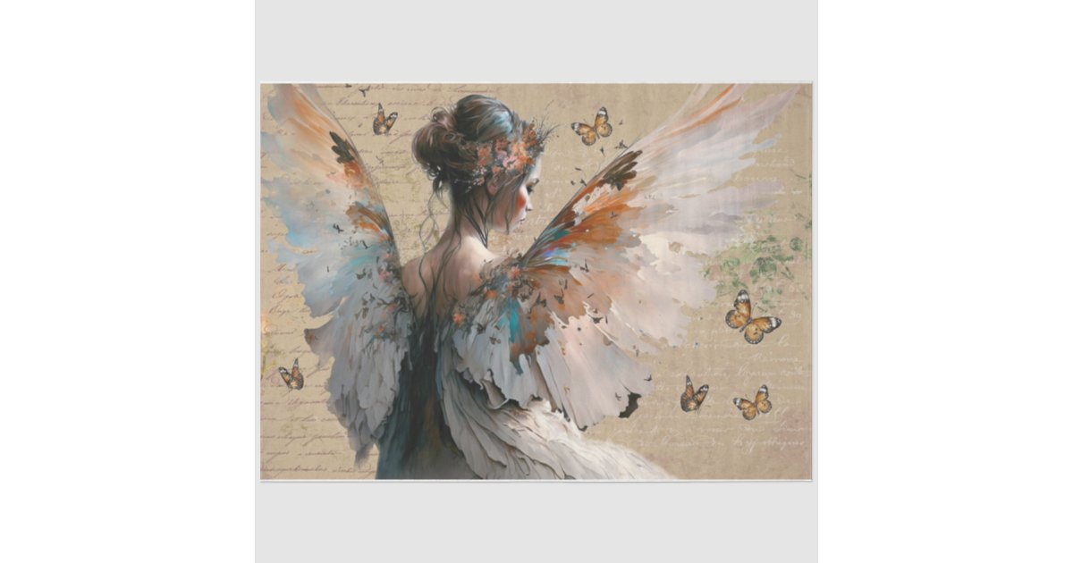 Butterfly Fairy Tissue Paper | Zazzle