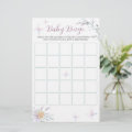 Butterfly Flower Watercolor Baby Shower Bingo game | Zazzle