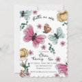 Butterfly Garden Spring Girl Birthday Invitation | Zazzle