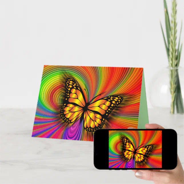 butterfly greeting card | Zazzle