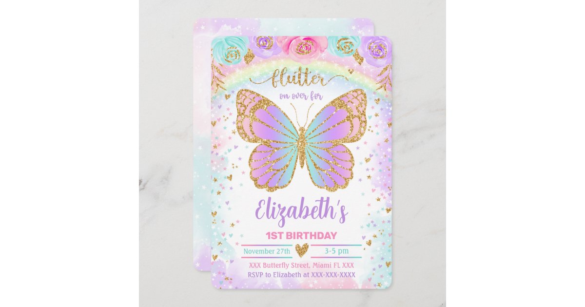 Butterfly Invitation | Zazzle