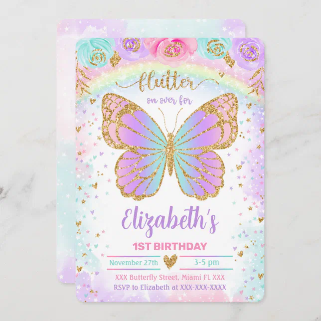 Butterfly Invitation | Zazzle