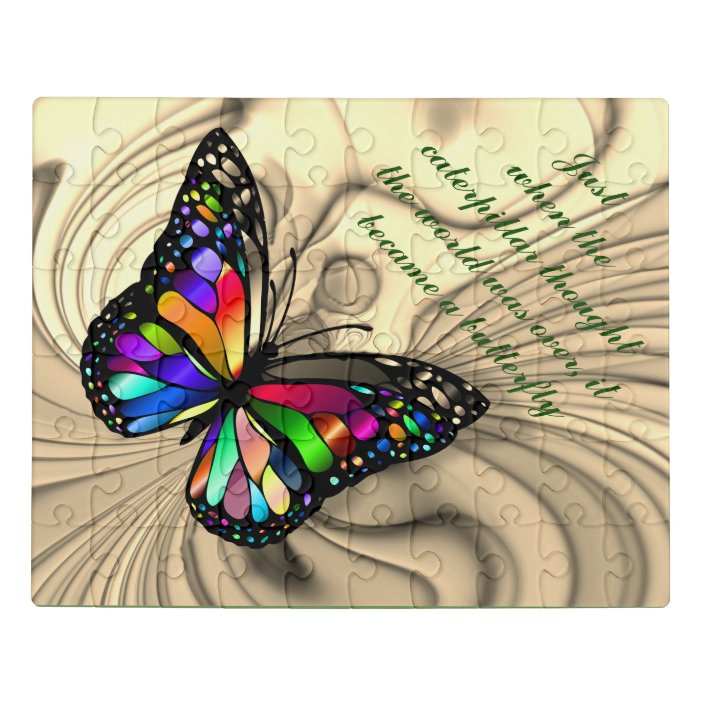 BUTTERFLY JIGSAW PUZZLE | Zazzle