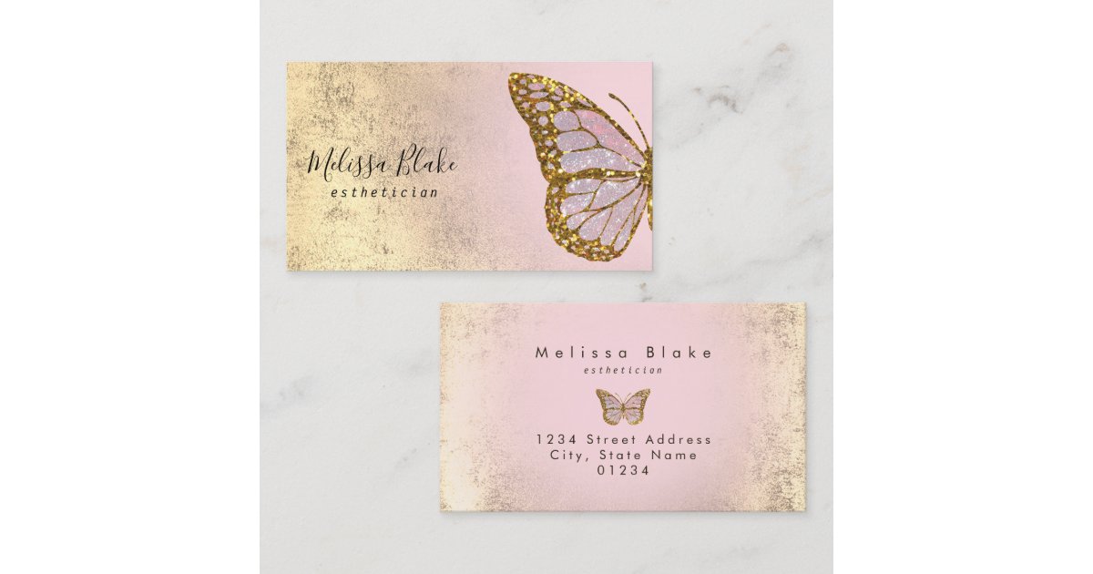 butterfly logo business card | Zazzle