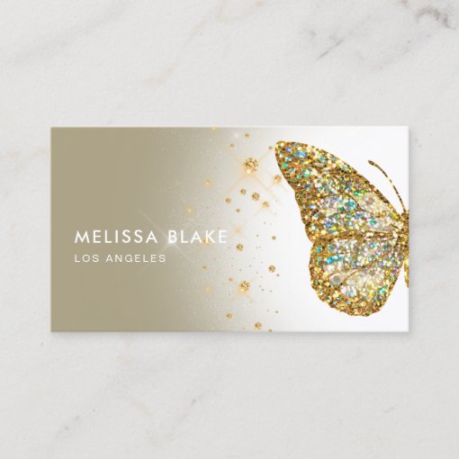 butterfly logo business card | Zazzle