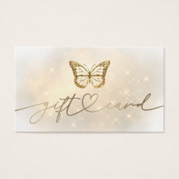 butterfly logo gift card | Zazzle