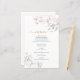 Butterfly Menu Card | Zazzle