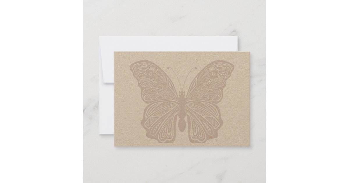 Butterfly Note Card | Zazzle