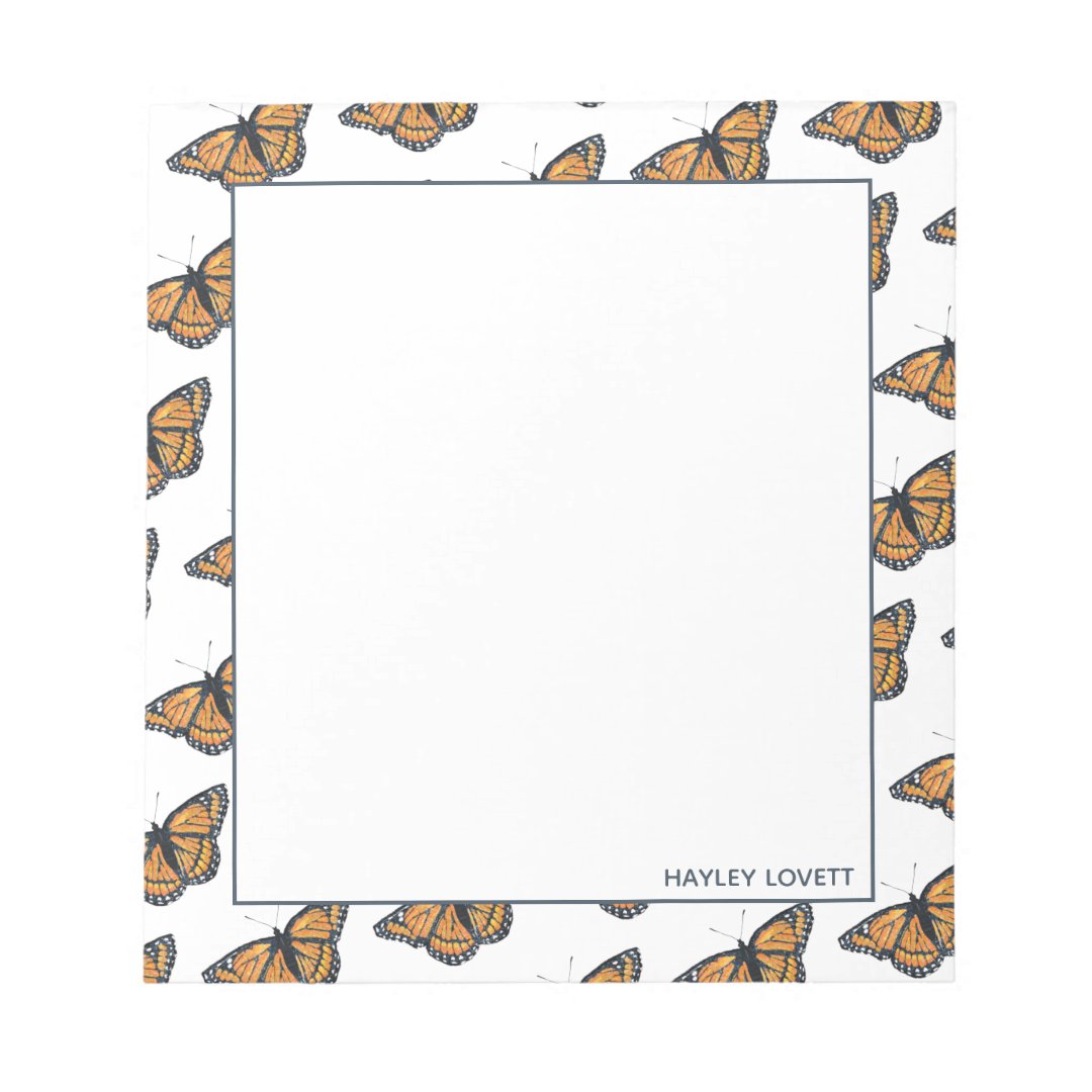 Butterfly Notepad | Zazzle