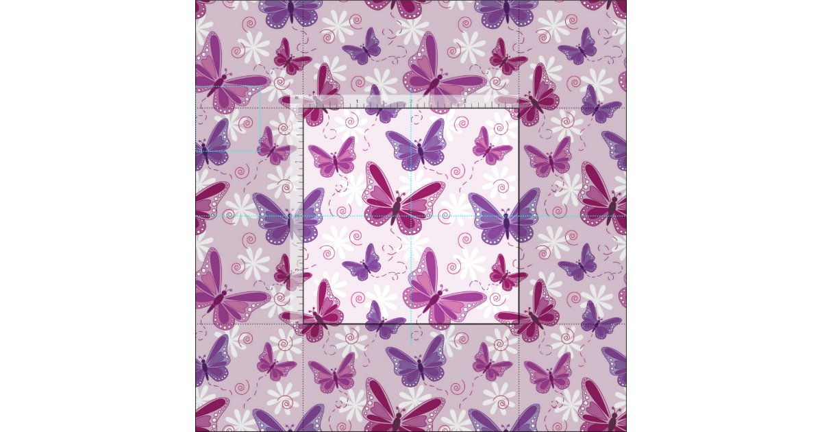 butterfly pattern fabric | Zazzle