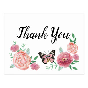 600+ Butterfly Thank You Cards | Zazzle