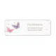 Butterfly Return Address Label | Zazzle