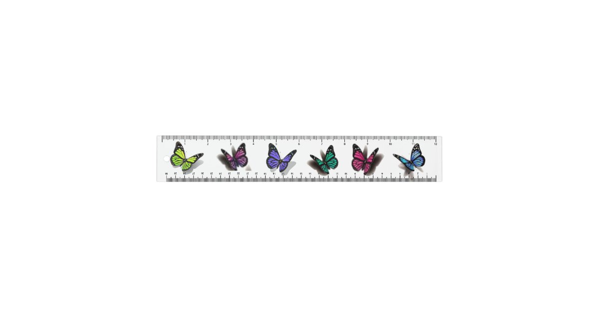 Butterfly ruler | Zazzle