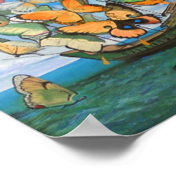 Butterfly ship poster | Zazzle