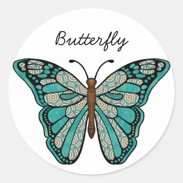 Butterfly Sticker | Zazzle