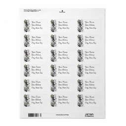 Butterfly Theme Label | Zazzle