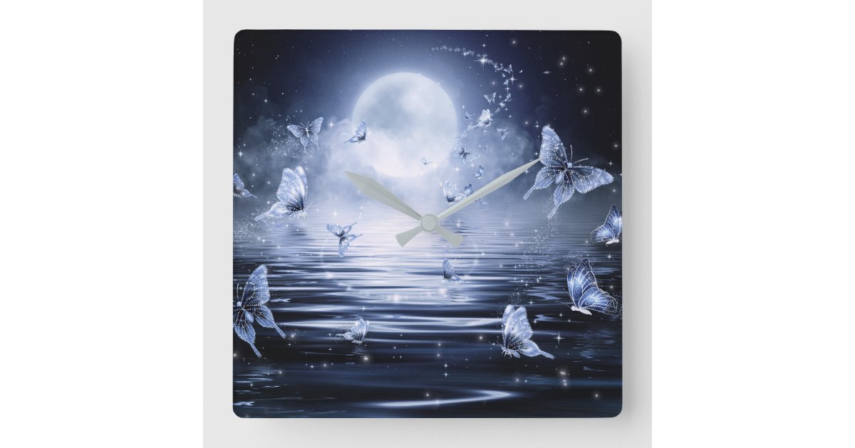 Butterfly Wall Clock | Zazzle