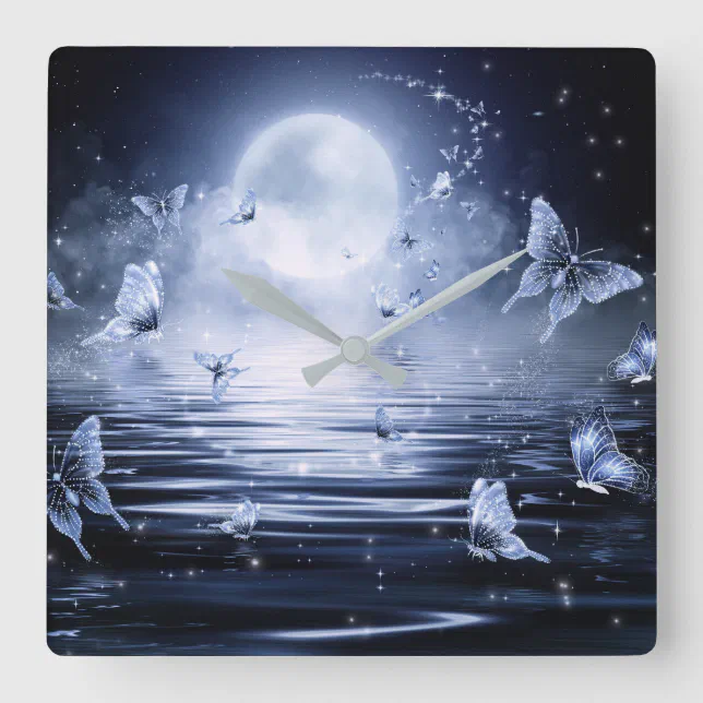 Butterfly Wall Clock | Zazzle