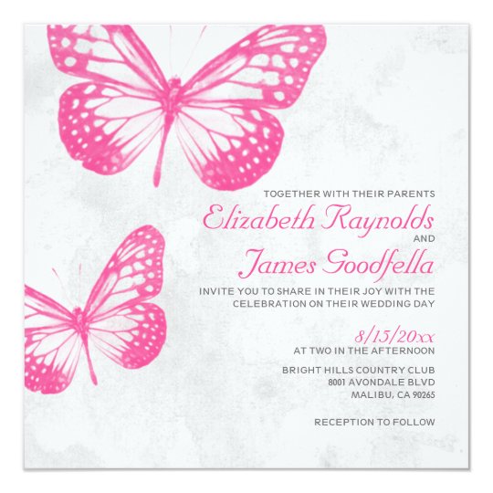 Butterfly Wedding Invitations | Zazzle.com
