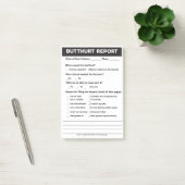 Butthurt Report Form Post-it® Notes, 4" x 6" Post-it Notes | Zazzle