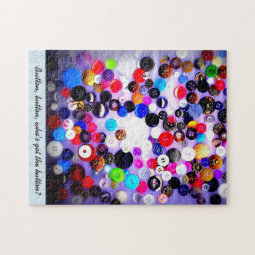 Button, Button, Who's Got the Button? Puzzle | Zazzle