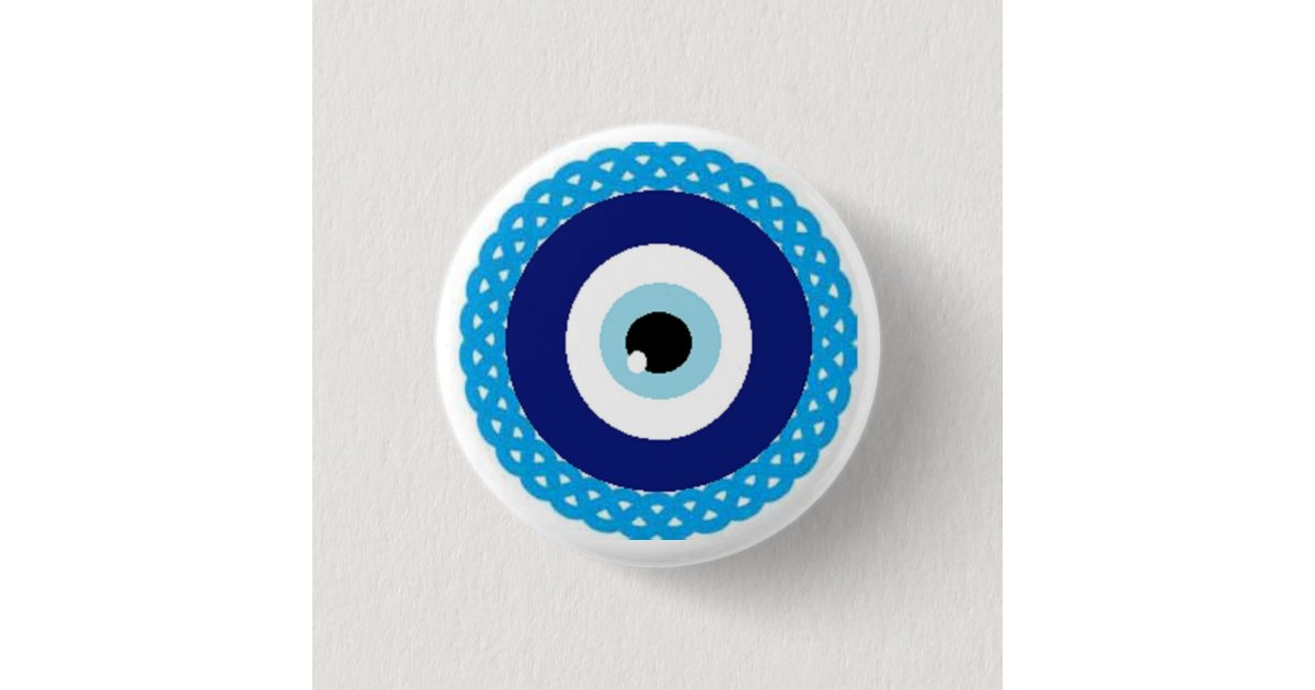 Button-evil-eye Pinback Button | Zazzle
