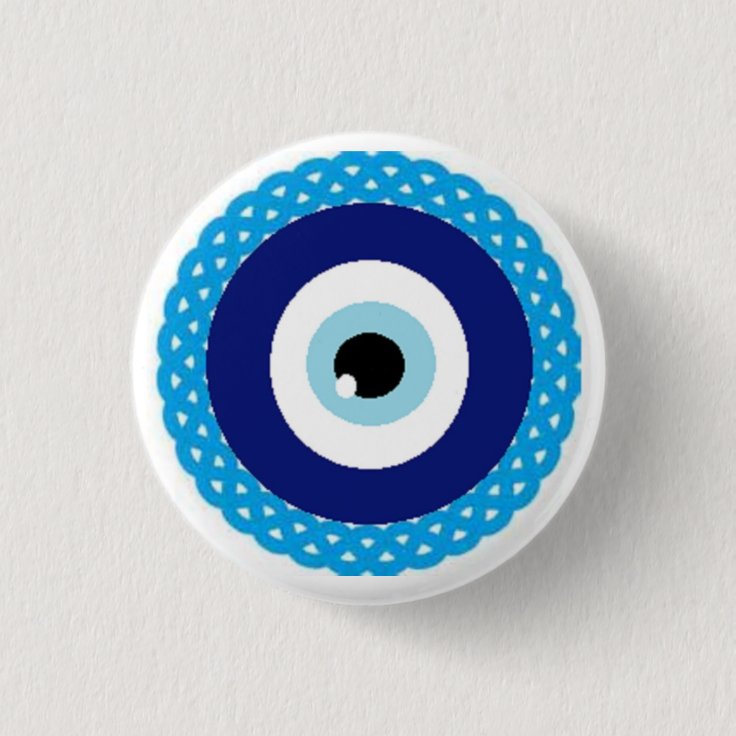 Button-evil-eye Pinback Button | Zazzle