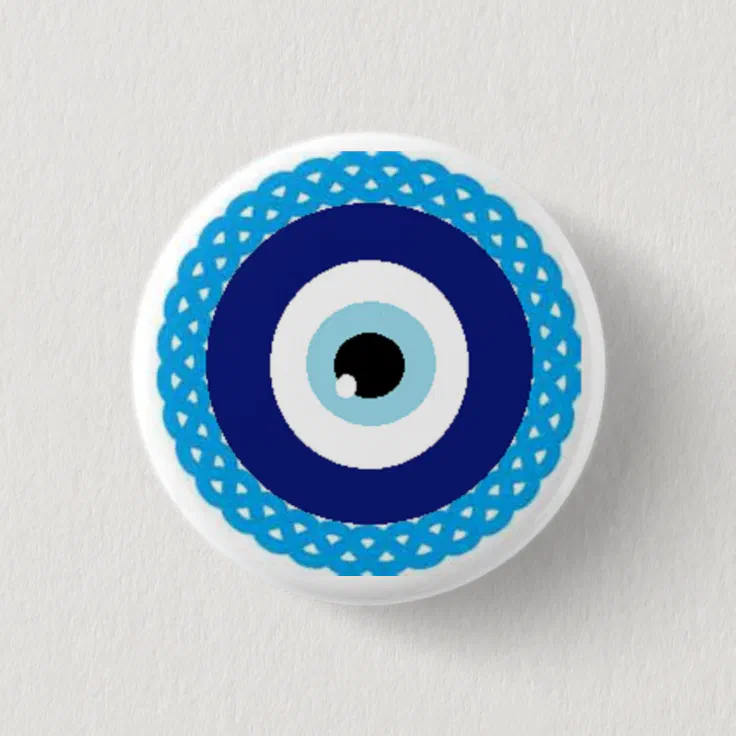 Button-evil-eye Pinback Button | Zazzle