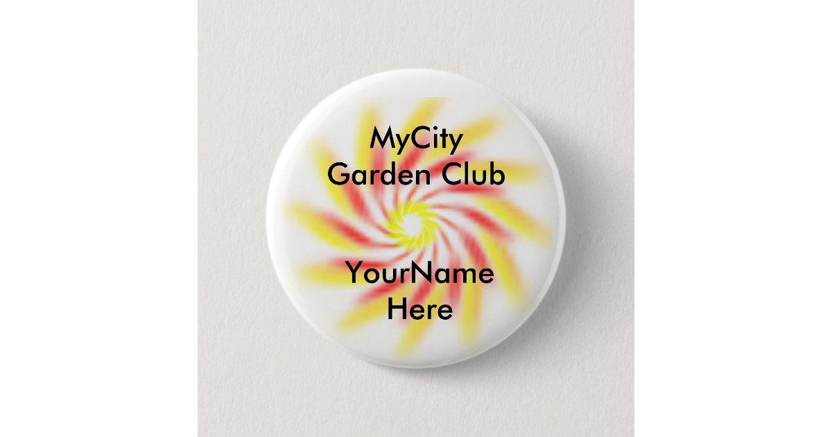 Button - Template club ID badge | Zazzle