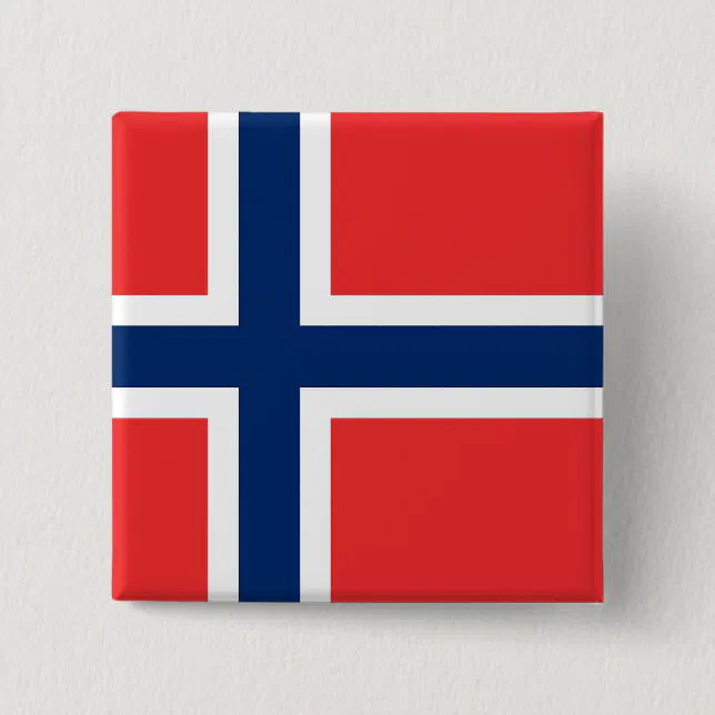 Button with Flag of Norway | Zazzle