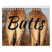 Butts Calendar | Zazzle