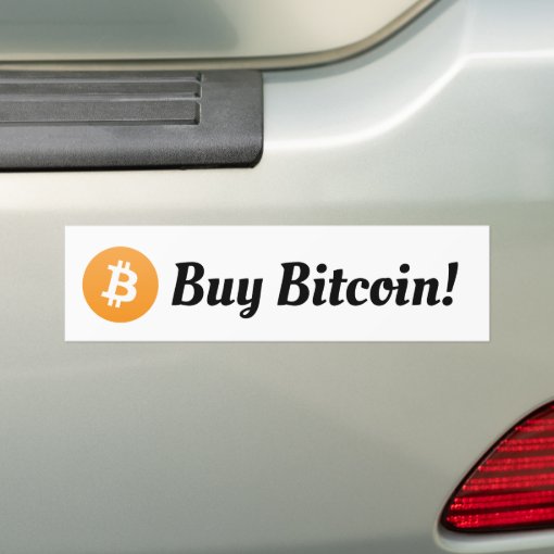 Buy Bitcoin Bumper Sticker | Zazzle