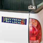 Buy Fresh, Buy Local Bumper Sticker | Zazzle
