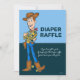 Buzz and Woody Baby Shower Diaper Raffle Invitation | Zazzle