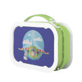 Buzz Lightyear Flying Despeckled Retro Graphic Lunch Box | Zazzle