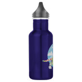 Buzz Lightyear Flying Despeckled Retro Graphic Water Bottle | Zazzle